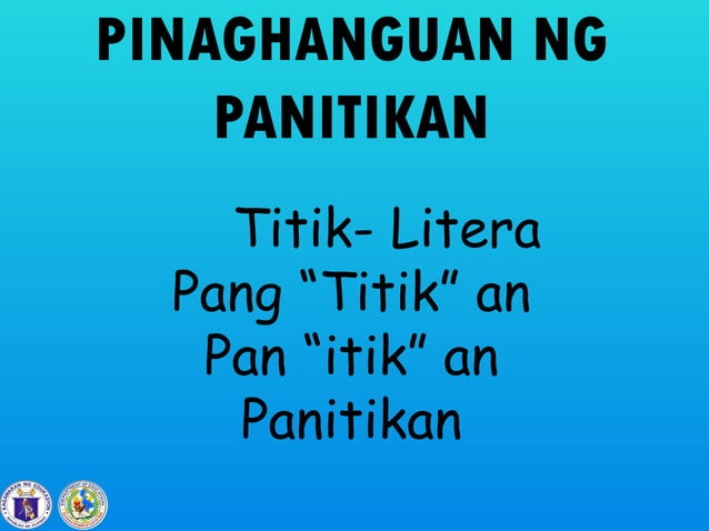 PANITIKAN AT ANG AMA.pptx filipino ten pp | PPTX