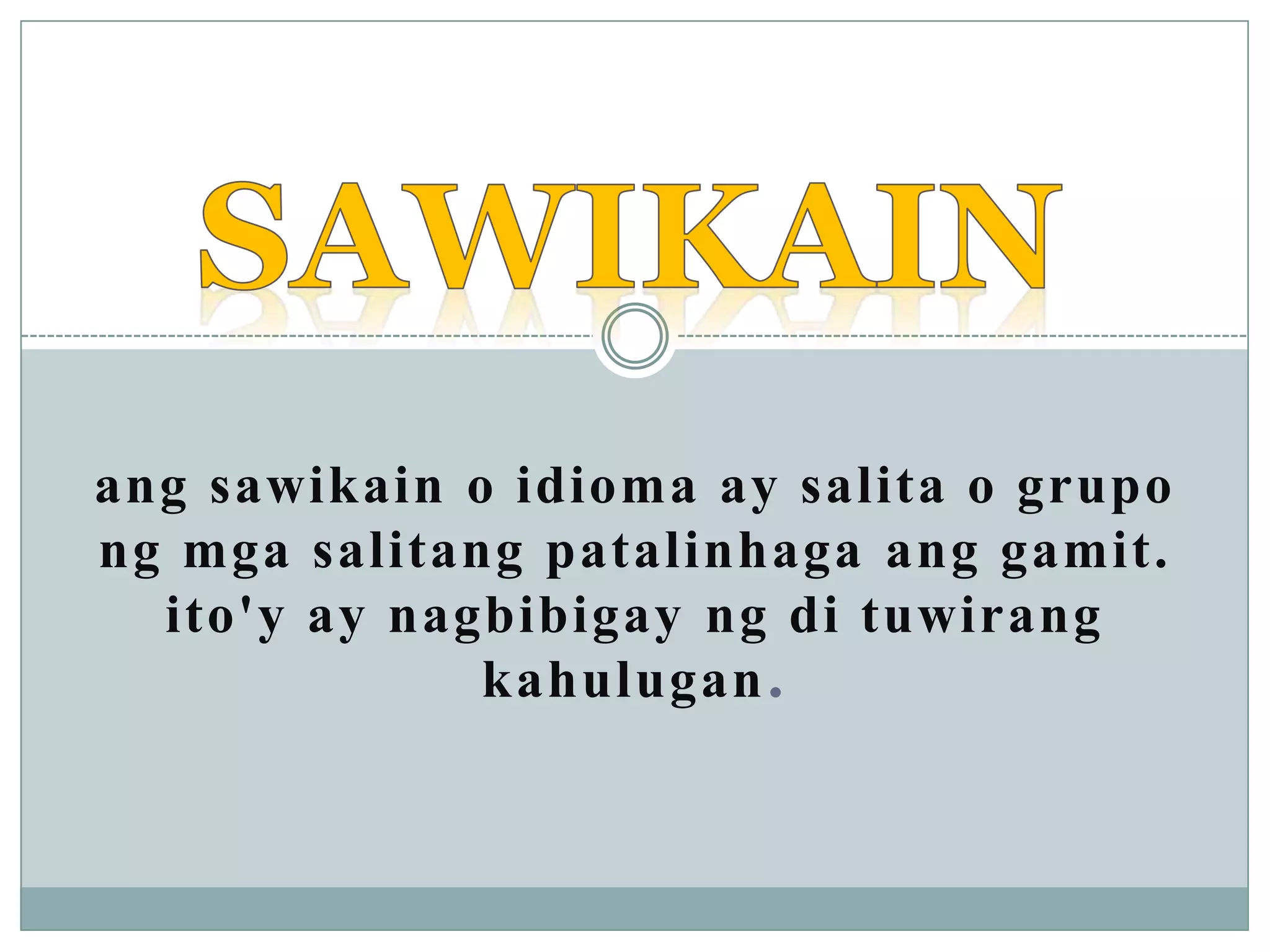 Panitikan Bago Dumating Ang Mga Kastila | PPTX
