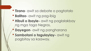 Panitikang Cebuano, Kapampangan at Waray Eva P. Casio (June 1, 2025).pptx