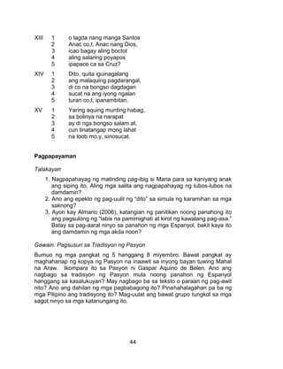Panitikang pilipino | PDF