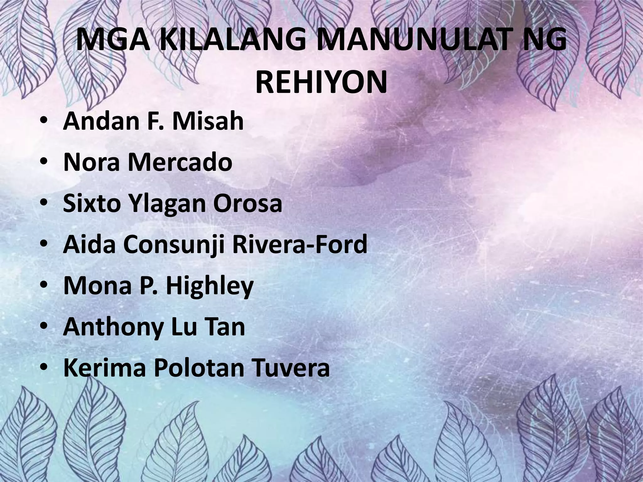 Panitikan ng ARMM Region | PPTX
