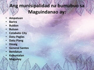 Panitikan ng ARMM Region | PPTX