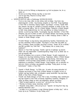 Panitikan ng rehiyon | DOCX