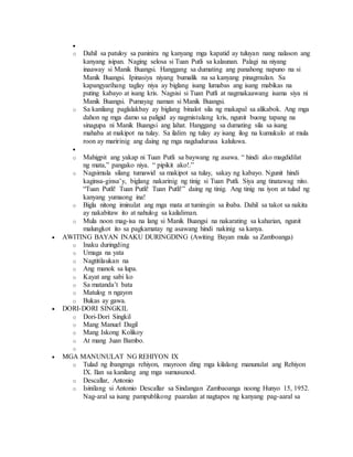 Panitikan ng rehiyon | DOCX