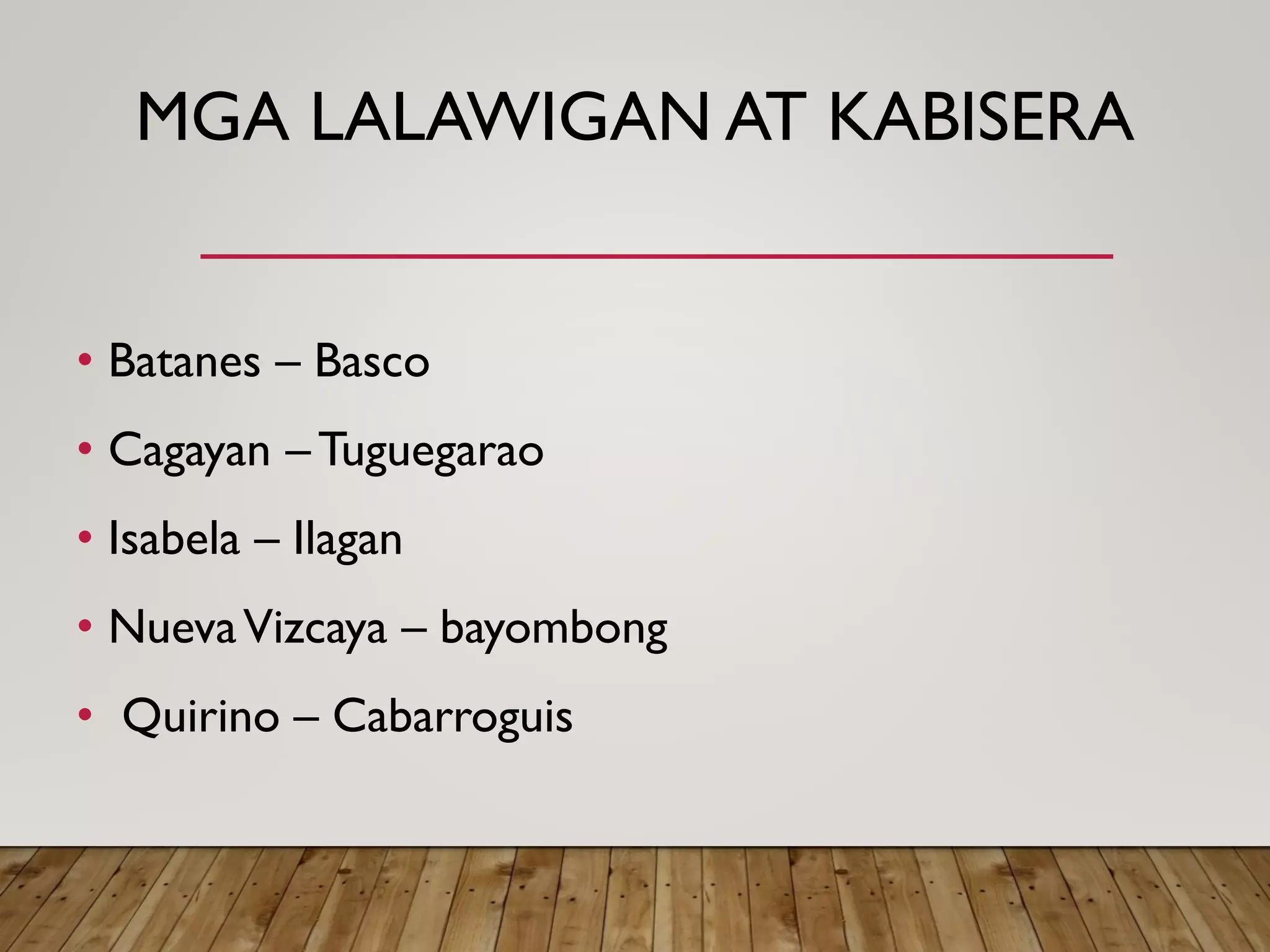 Rehiyon 2: Lambak ng Cagayan | PDF