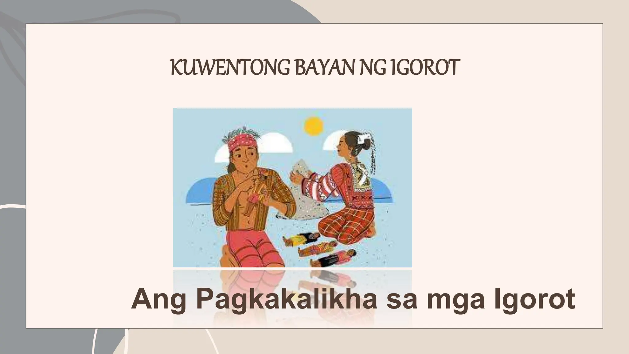 PANITIKAN NG REHIYON CAR (CORDILLERA ADIMINSTRATIVE REGION GROUP 2 ...