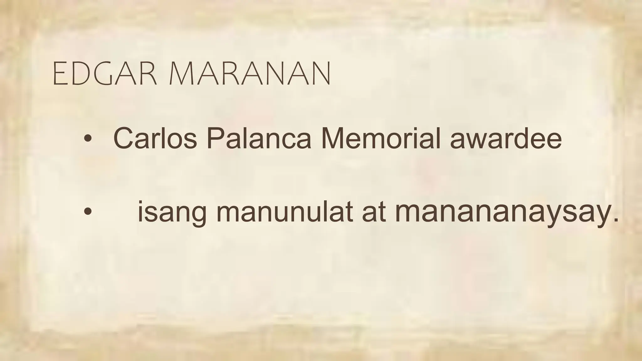 PANITIKAN NG REHIYON CAR (CORDILLERA ADIMINSTRATIVE REGION GROUP 2 ...