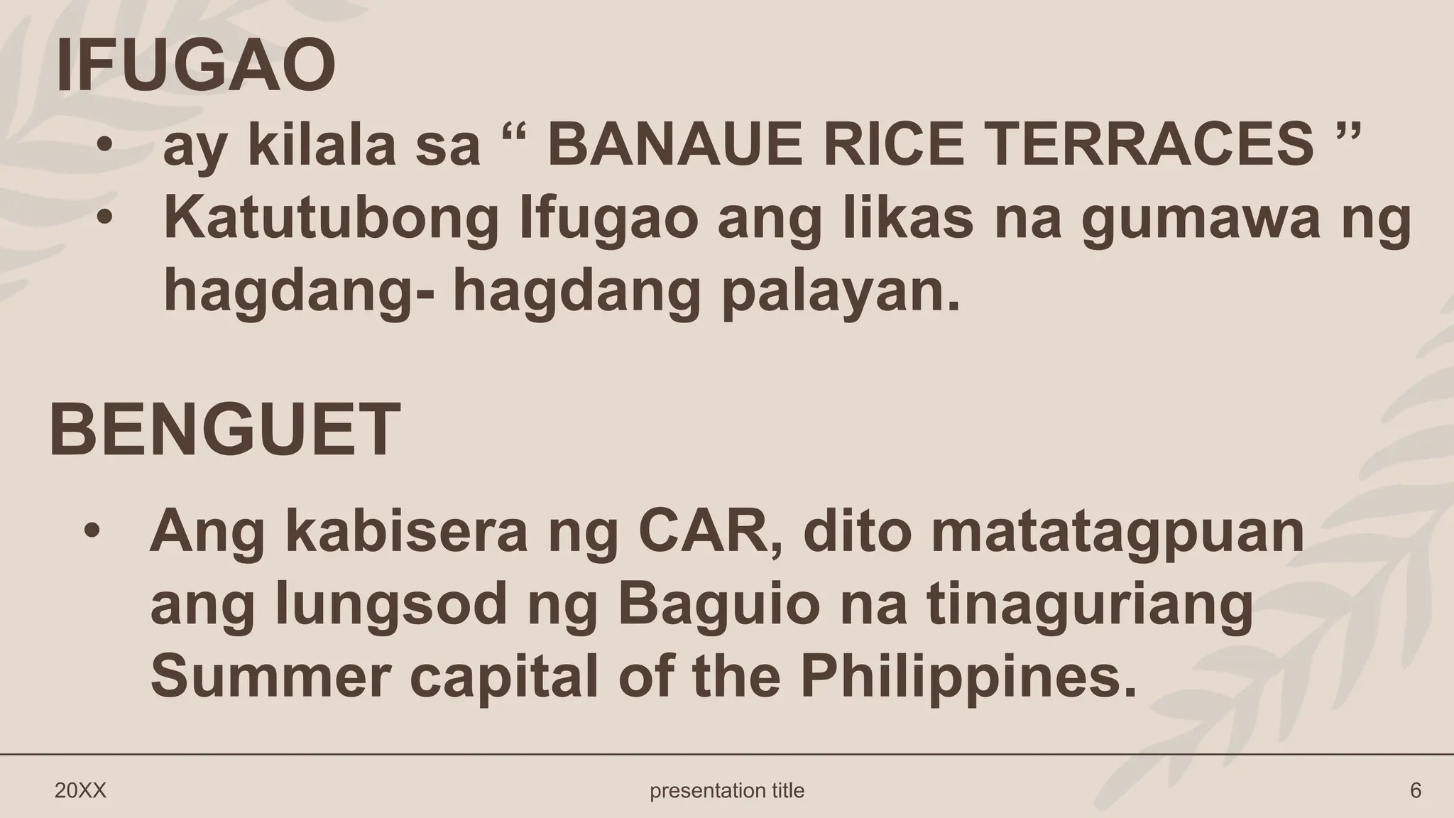 PANITIKAN NG REHIYON CAR (CORDILLERA ADIMINSTRATIVE REGION GROUP 2 ...