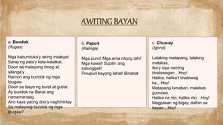 PANITIKAN NG REHIYON CAR (CORDILLERA ADIMINSTRATIVE REGION GROUP 2 ...