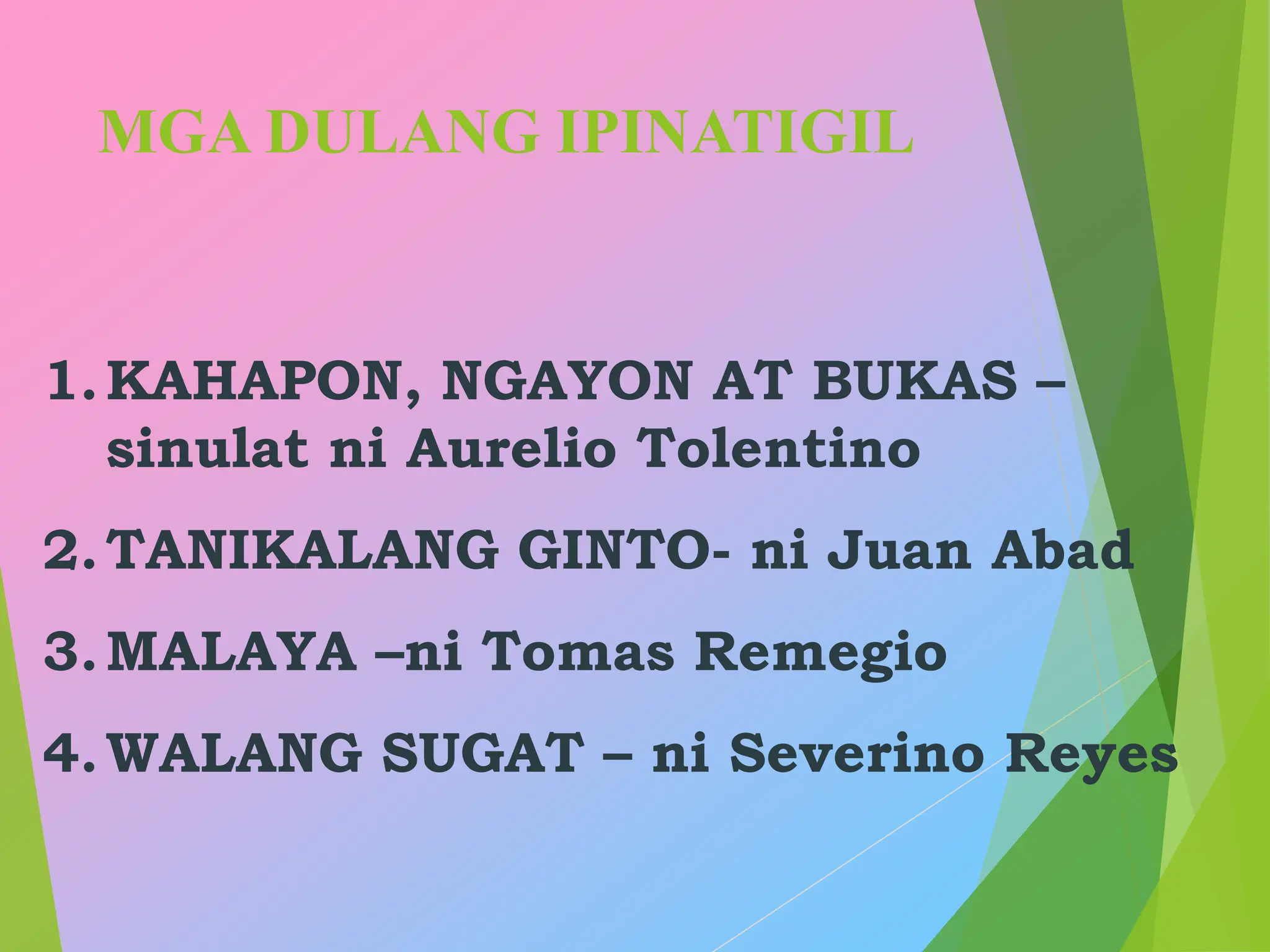 Ang panitikan sa panahon ng amerikano.ppt