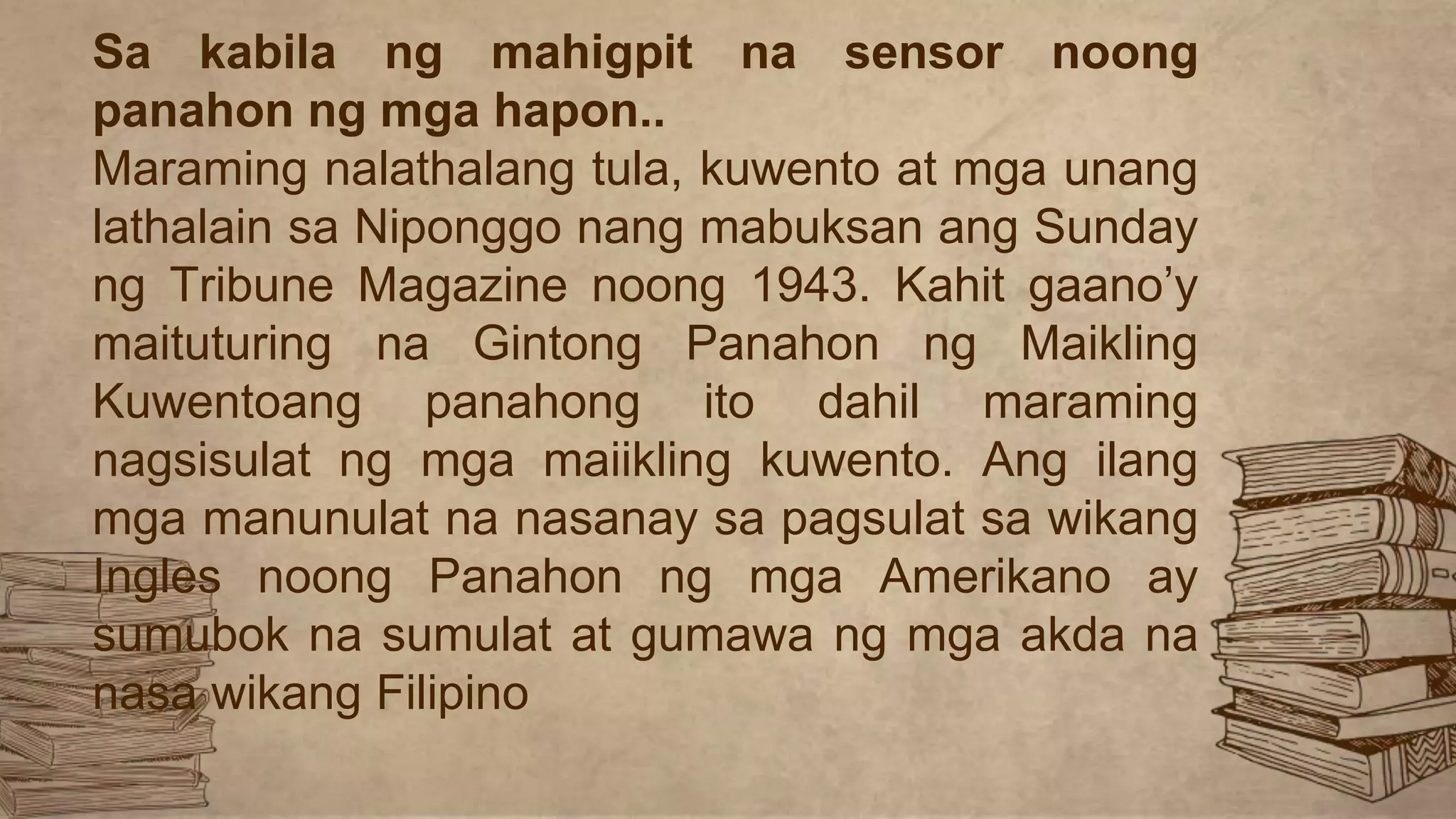 PANITIKAN SA PANAHON NG HAPON-Ikalawang bahagi..pptx