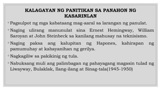 PANITIKAN SA PANAHON NG KASARINLAN GRADE 9.pptx