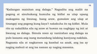 Panitikan sa Panahon ng Katutubo-Tuluyan (Alamat).pptx