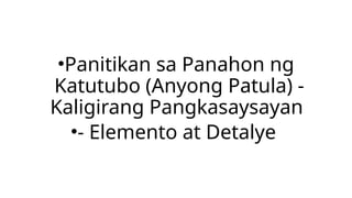 Panitikan sa Panahon ng Katutubo (Anyong Patula) - Kaligirang ...