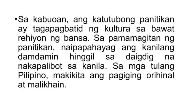 Panitikan sa Panahon ng Katutubo (Anyong Patula) - Kaligirang ...