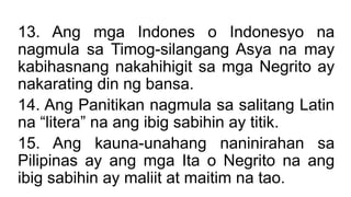 Panitikan sa Panahon ng Katutubo (Anyong Patula) - Kaligirang ...