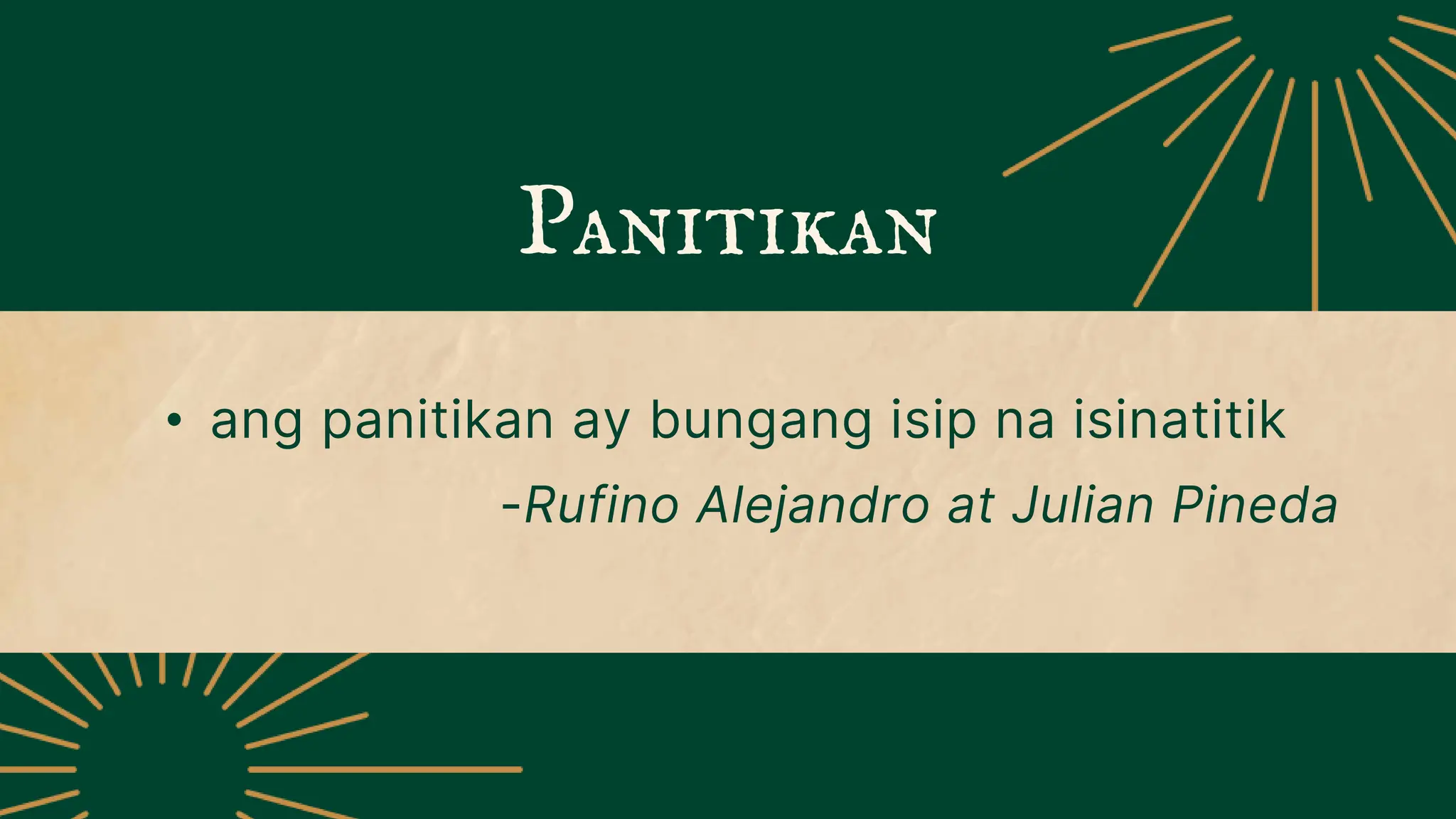 Panitikan, Sining at Panunuring Pampanitikan.pptx