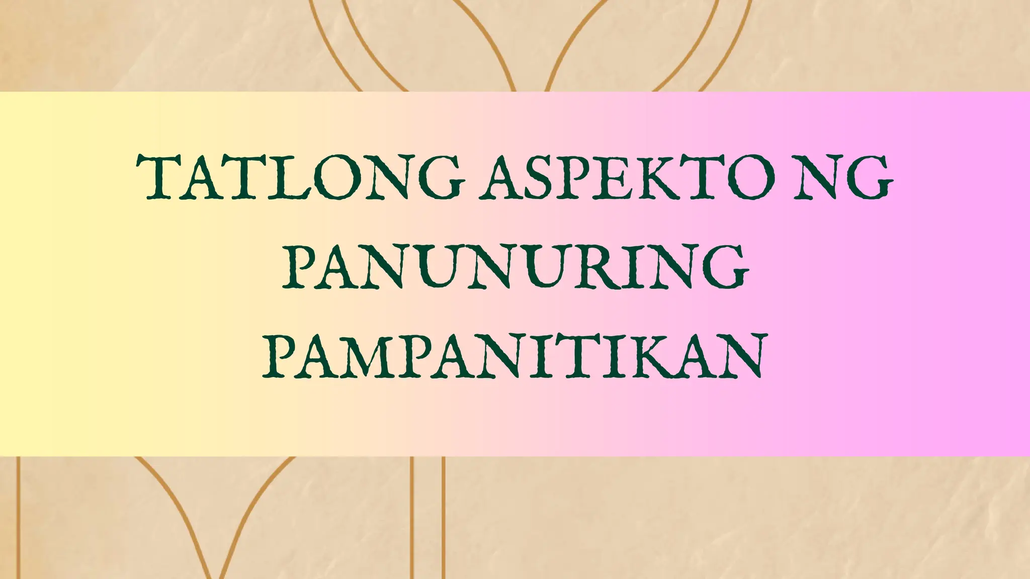 Panitikan, Sining at Panunuring Pampanitikan.pptx