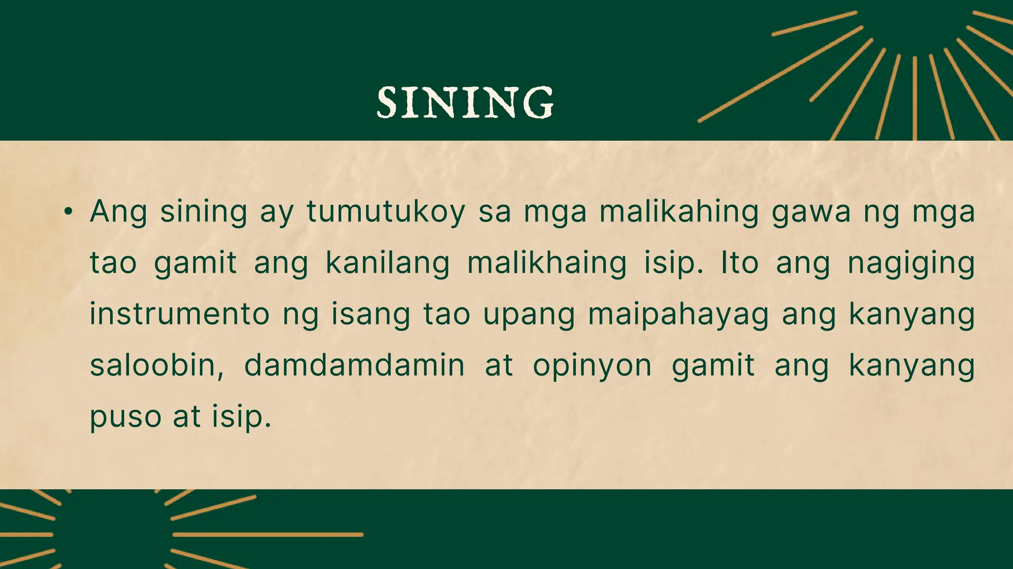Panitikan, Sining at Panunuring Pampanitikan.pptx