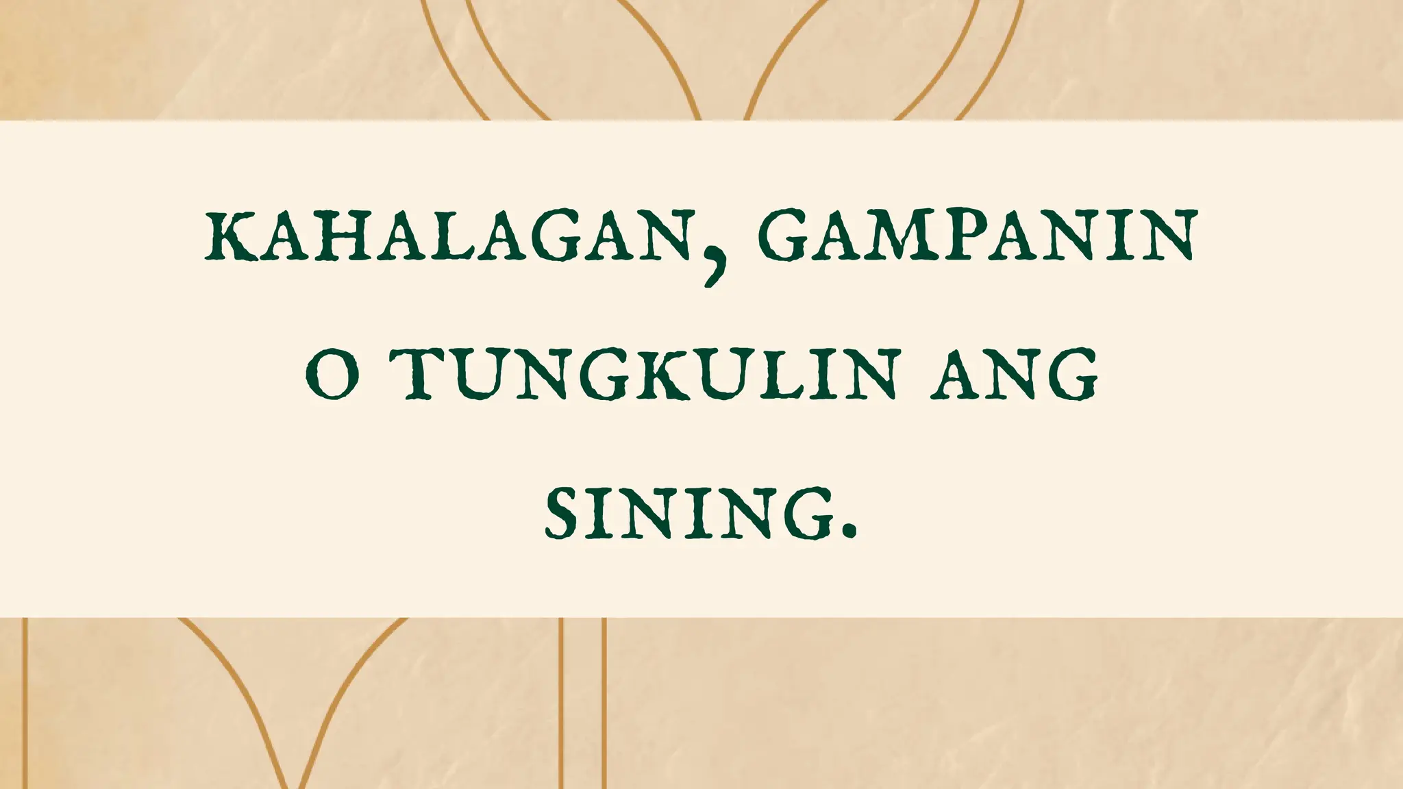 Panitikan, Sining at Panunuring Pampanitikan.pptx