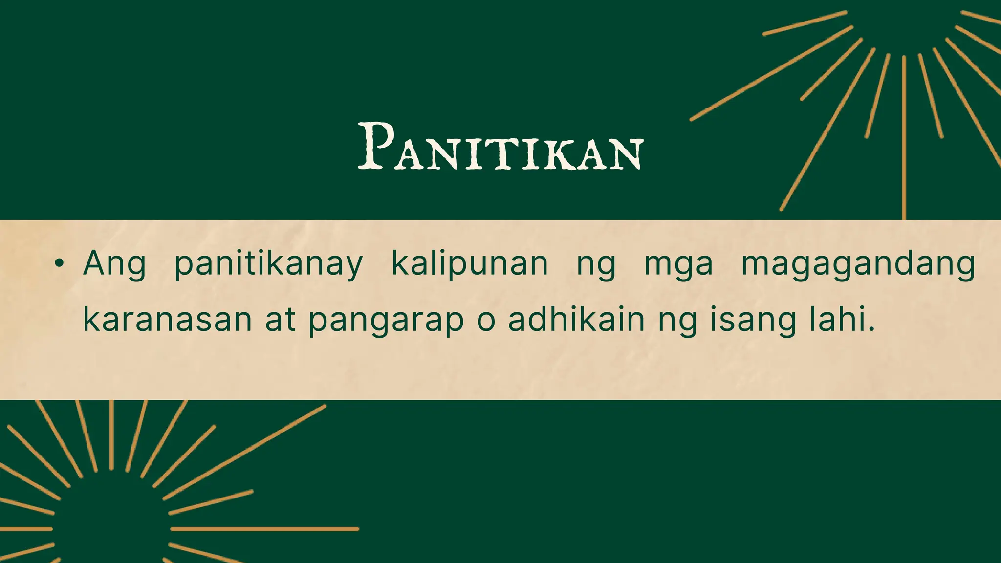 Panitikan, Sining at Panunuring Pampanitikan.pptx