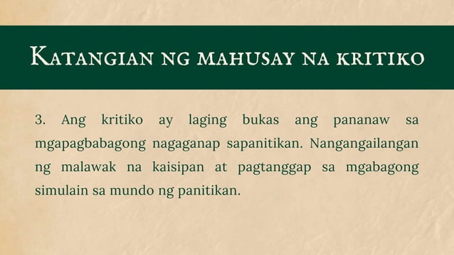 Panitikan, Sining at Panunuring Pampanitikan.pptx