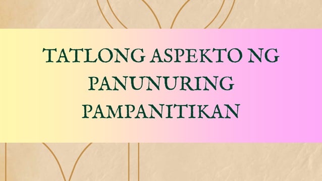 Panitikan, Sining at Panunuring Pampanitikan.pptx