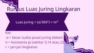 Panjang busur dan luas juring lingkaran.pptx
