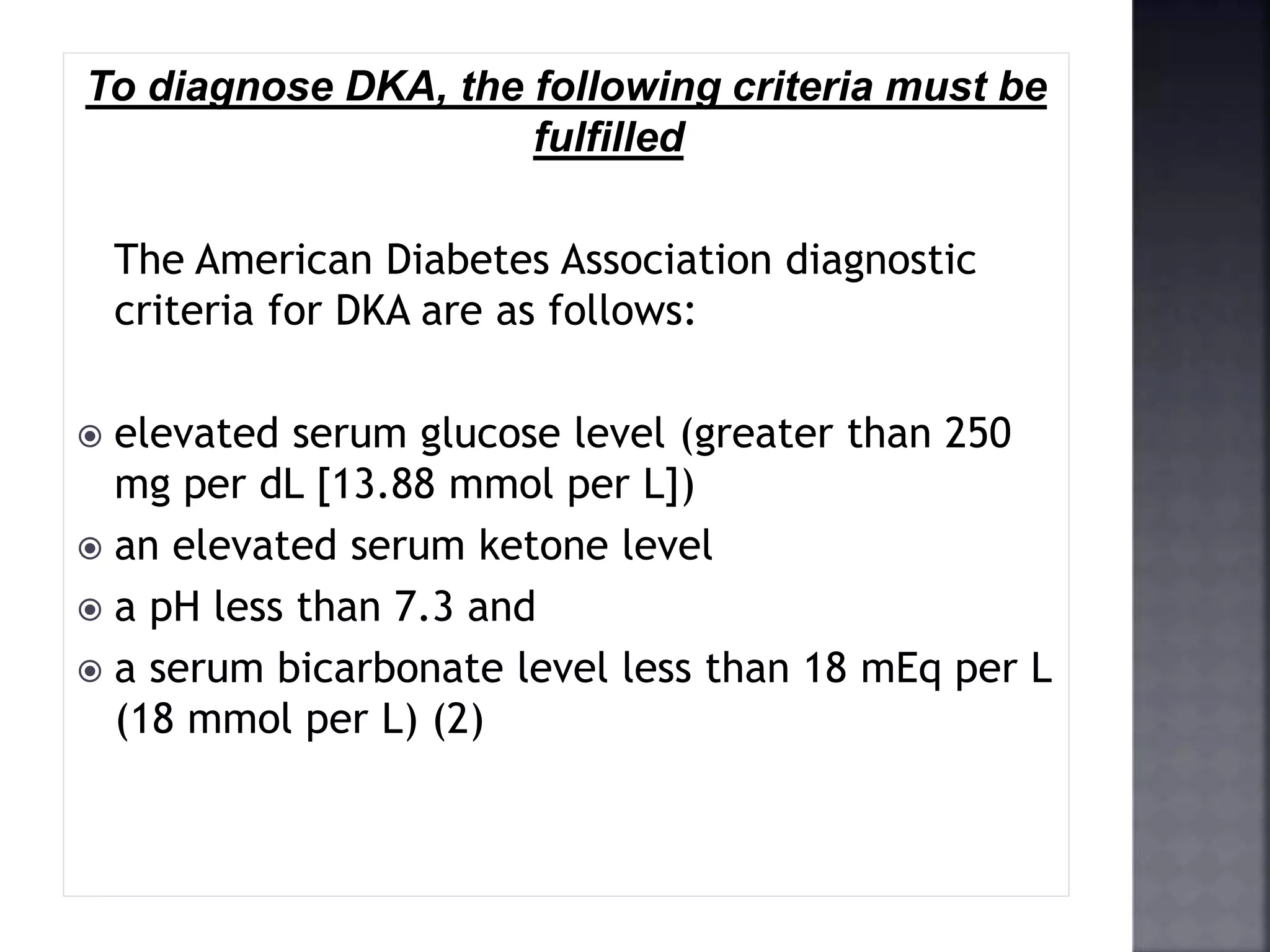 DIABETIC KETOACIDOSIS (DKA) | PPTX