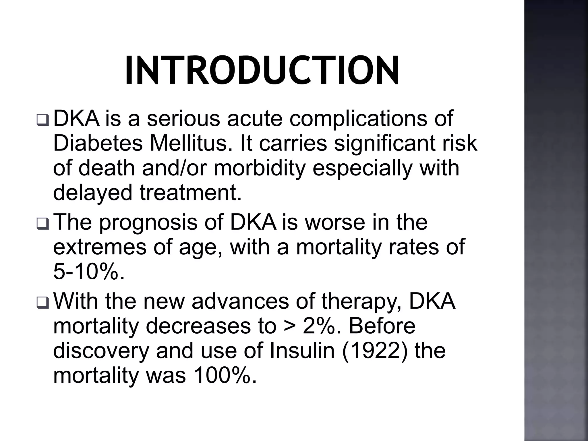 DIABETIC KETOACIDOSIS (DKA) | PPTX