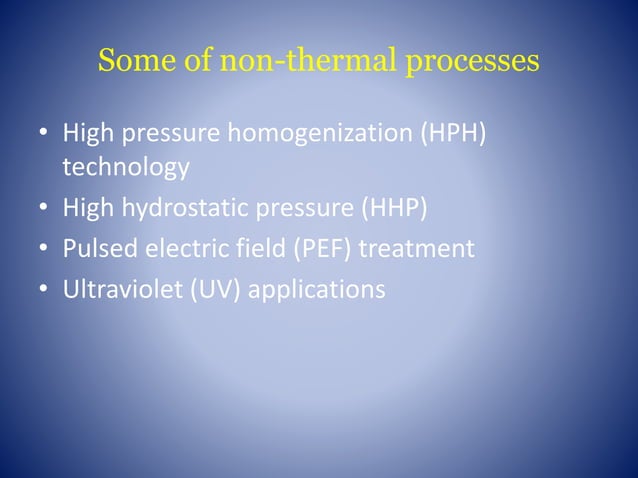 Impact of non thermal processing technologies on quality of fruit ...