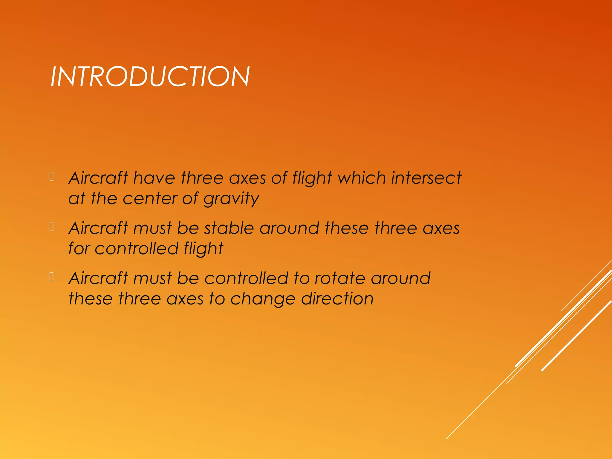 Hands on experience with aircraft pitch control | PPT