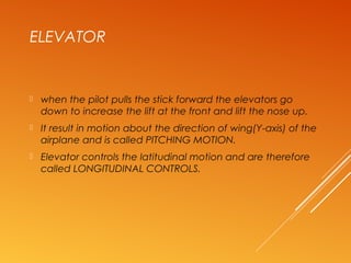Hands on experience with aircraft pitch control | PPT