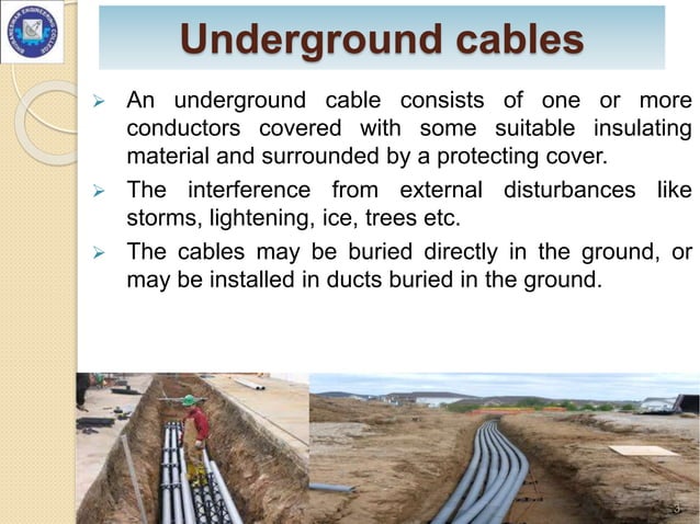 UNDERGROUND CABLES PRESENTATION | PPT