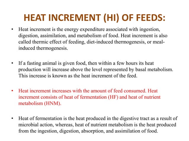 Measures of Feed Energy- Gross Energy, Digestible Energy, Metabolisable ...