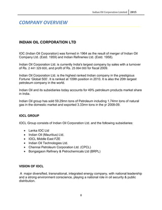 Indian Oil Corporation Limited | DOC