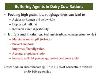 Feeding of high yielder dairy cows | PPTX