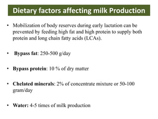 Feeding of high yielder dairy cows | PPTX