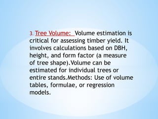 measurement of forest tree crop presentation ppt.pptx