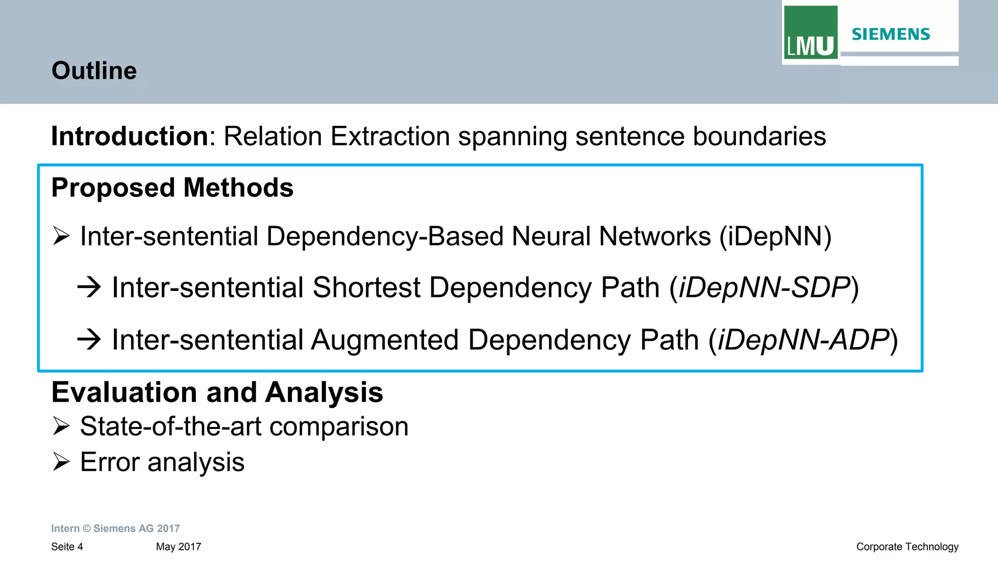 Neural Relation Extractionwithin And Across Sentence Boundaries Ppt