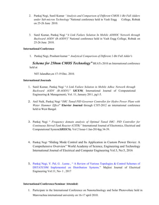 Resume ( Pankaj Negi) | DOC