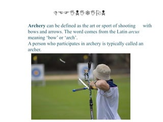archery | PPTX
