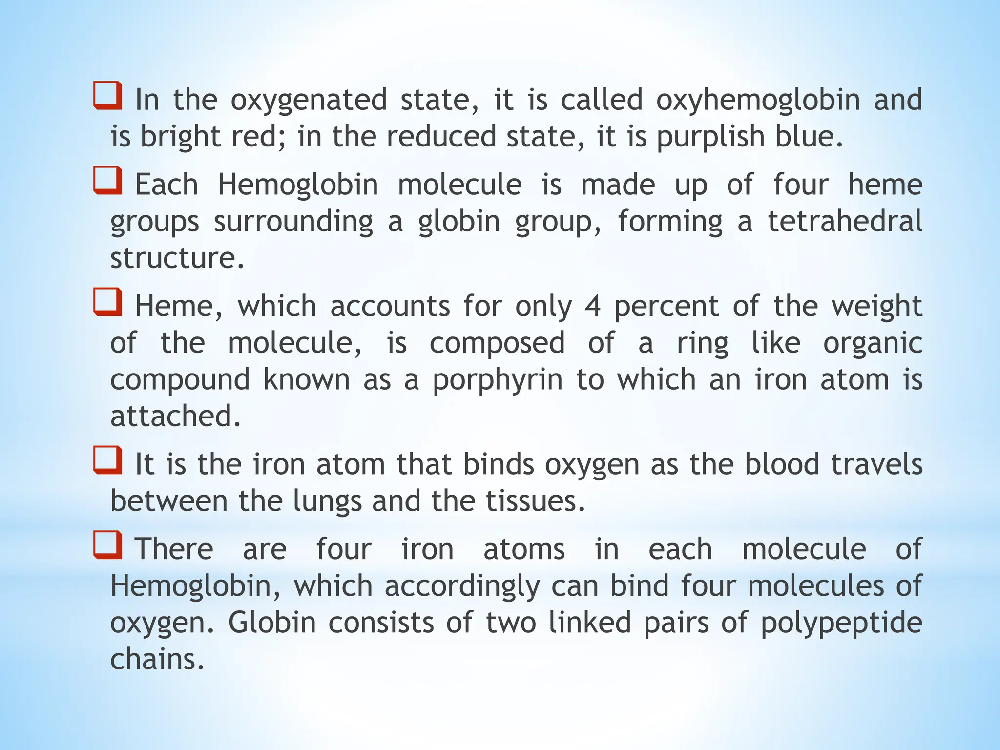 Introduction about Structure of Chlorophyll and Hemolobin | PPT