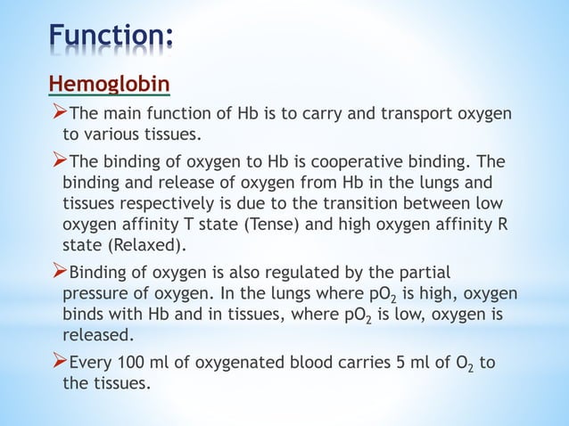 Introduction about Structure of Chlorophyll and Hemolobin | PPT