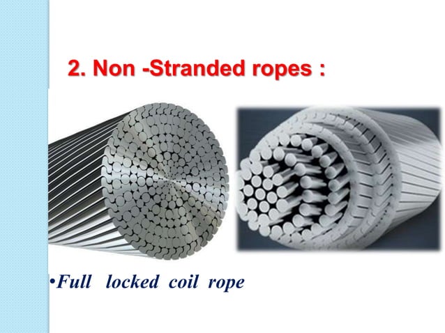 Wire ropes used in mining | PPTX