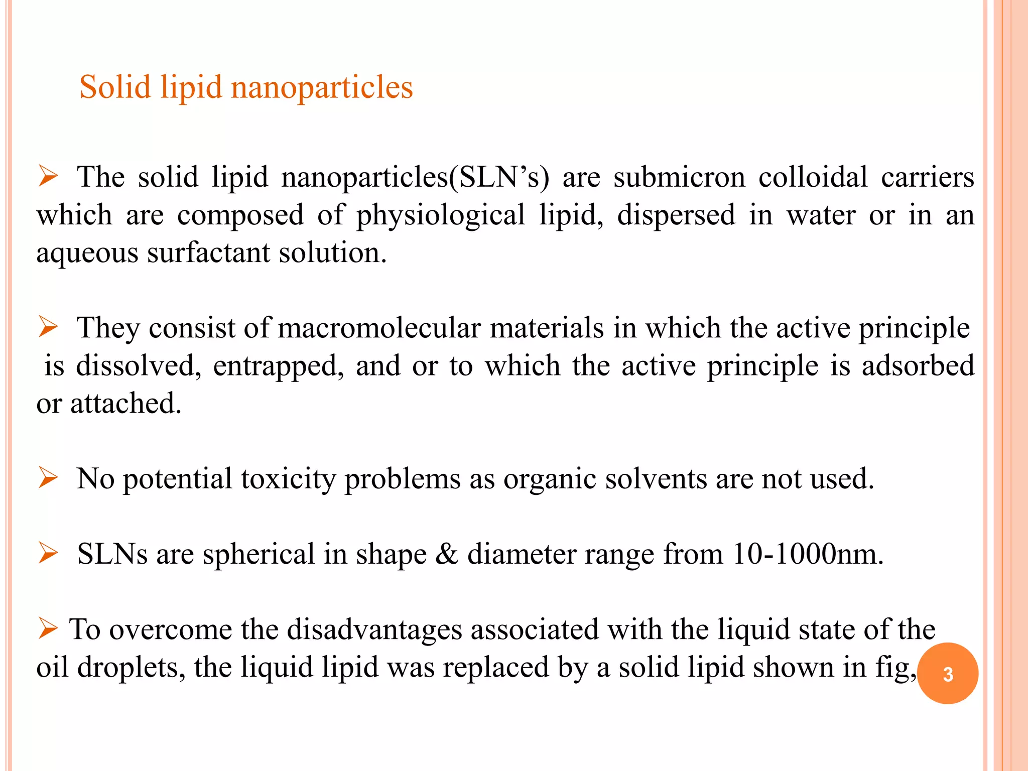 solid lipid_nanonoparticle_ | PPTX