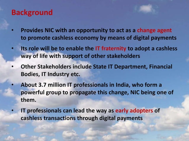 Digital Payment Campaign | PPT