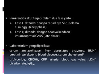 Pankreatitis akut ppt by skl | PPTX