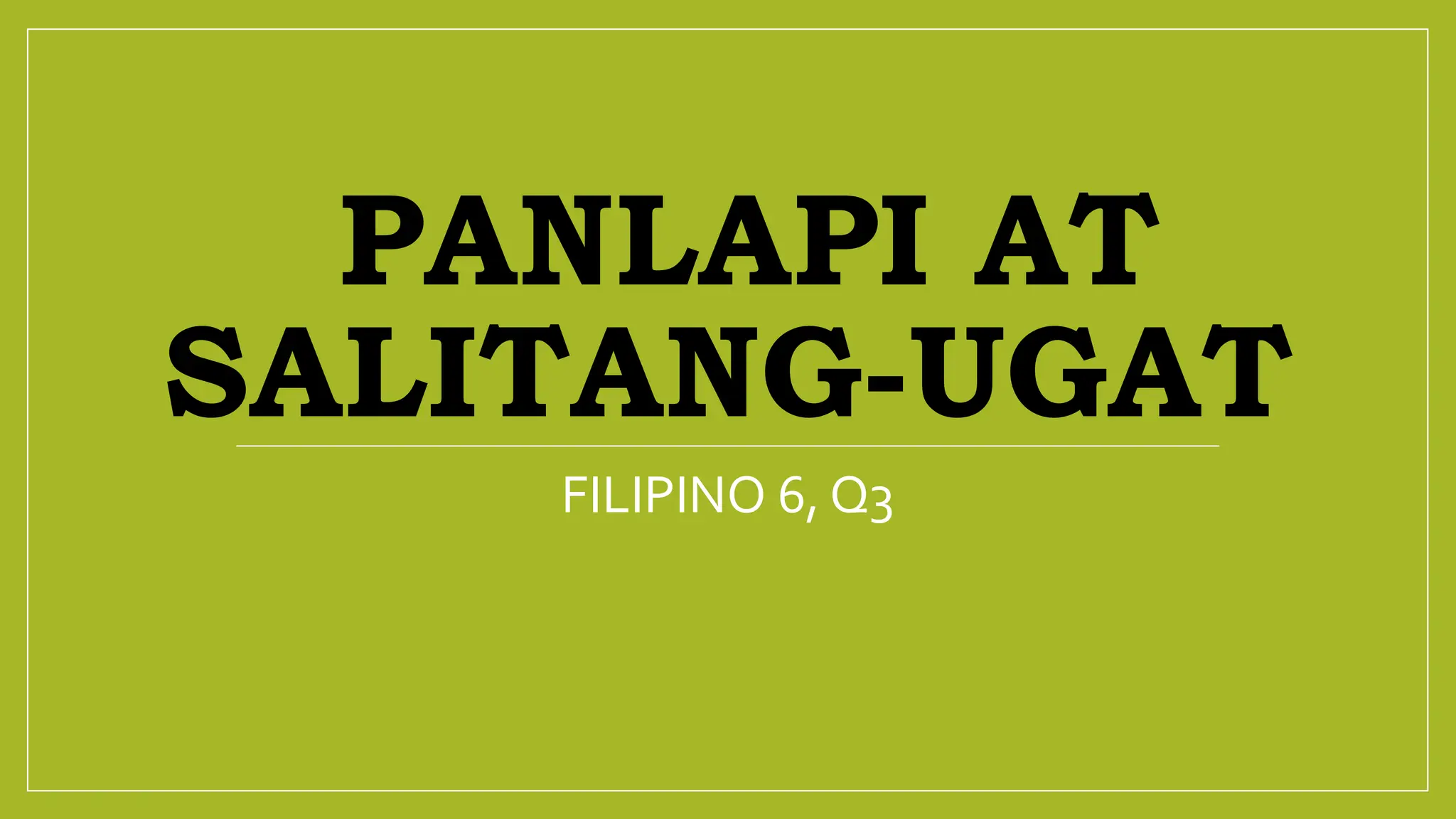 Ito ay tumatalakay sa kahulugan ng salitang-ugat at ng panlapi. | PPTX