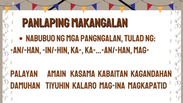 Panlapi- Ano ang panlapi at ano ang iba't ibang uri Ng panlapi ...